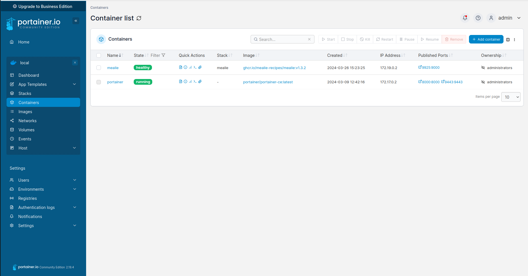 Deploying Containers | ux-personal-portfolio-bbynoCode