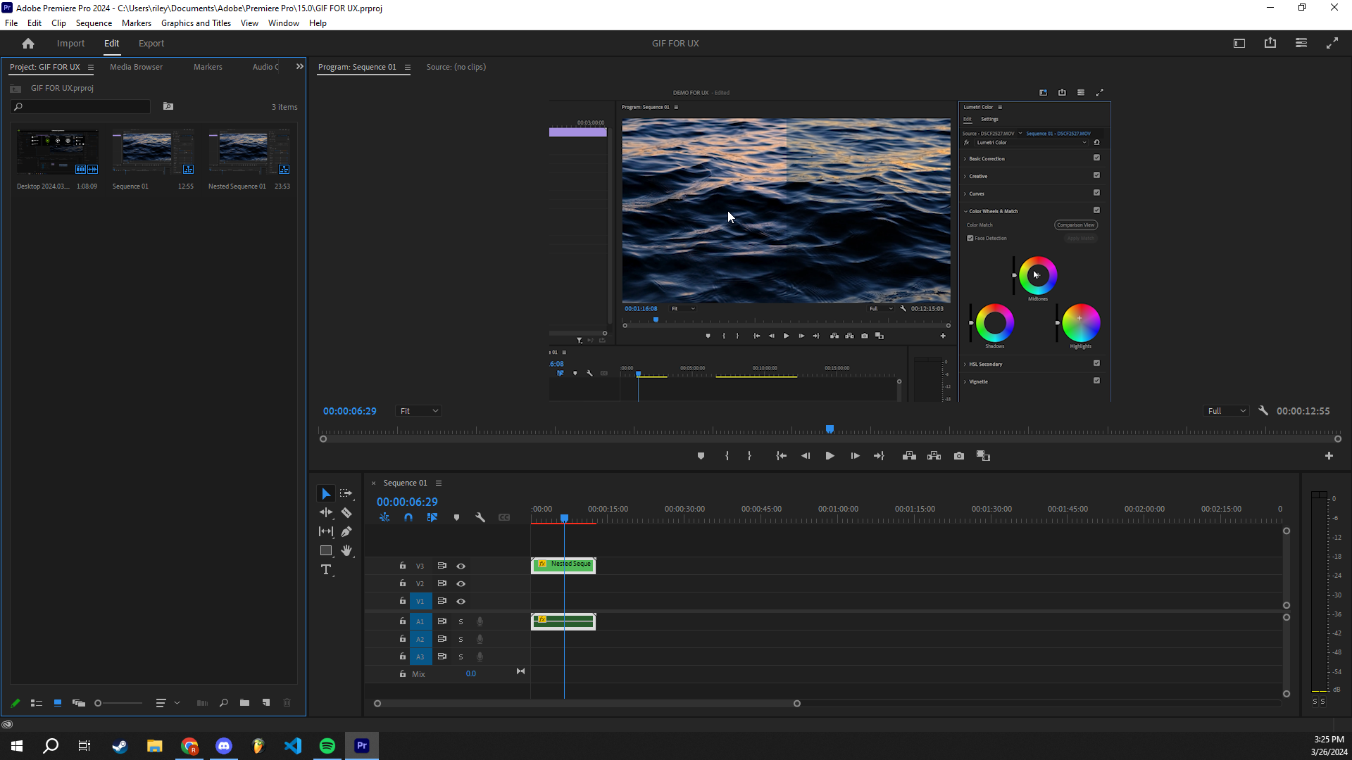 Color Grading in Adobe Premier | ux-personal-portfolio-rileyspas21